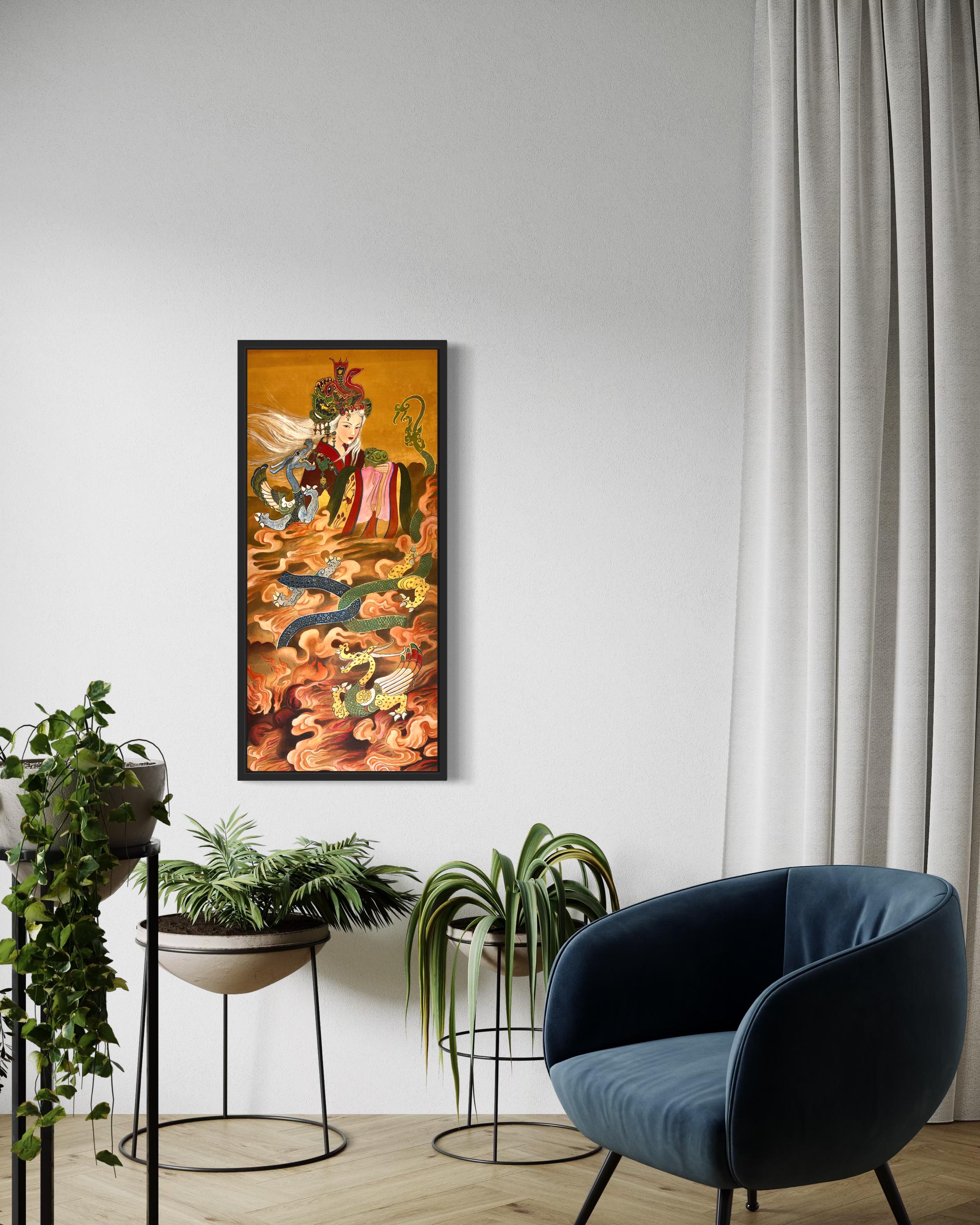Empress Wang Zhengjun / Xiaoyuan (Han Dynasty) Stretched Canvas Print ...
